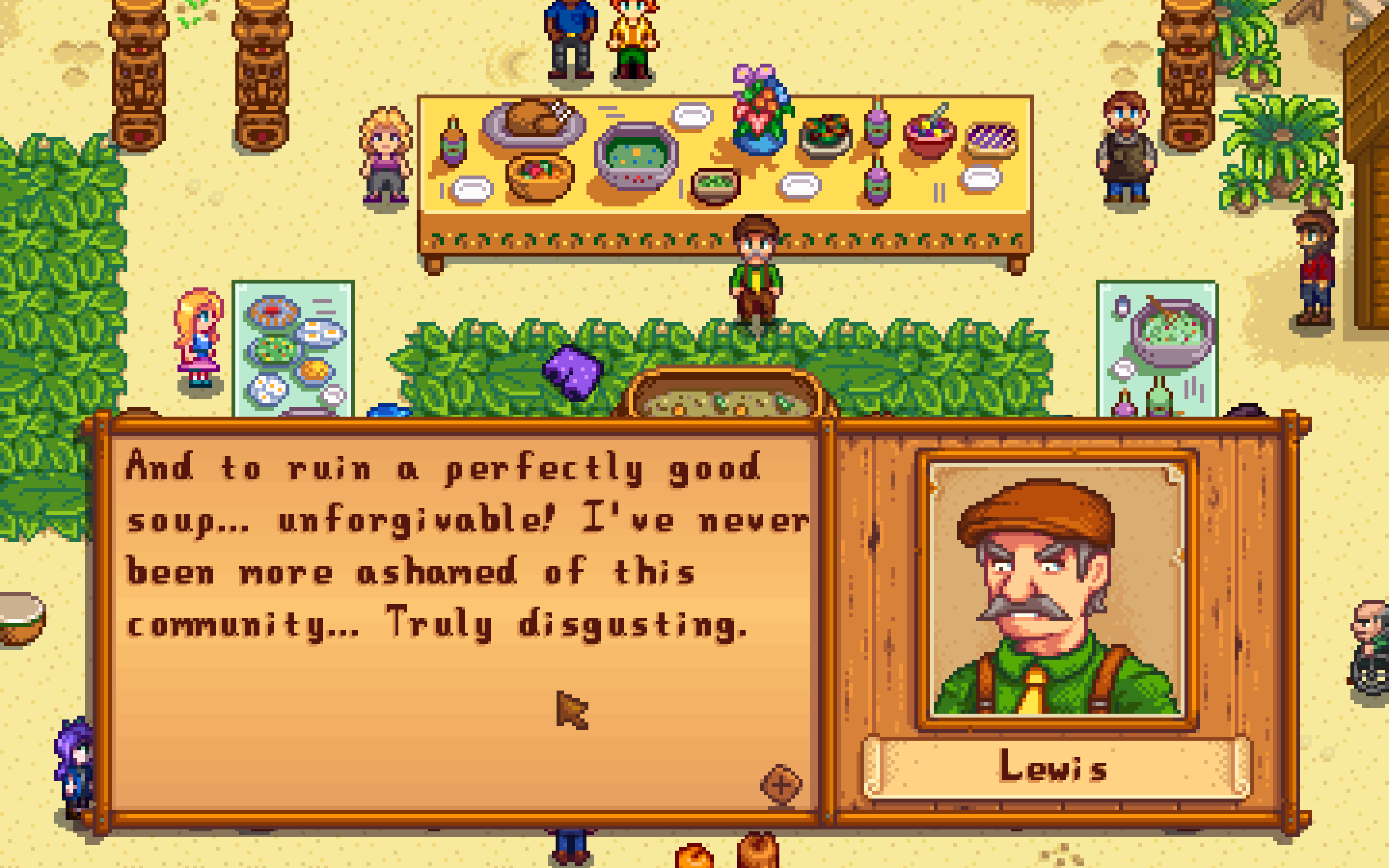 What happens if I put the mayor's shorts in the soup?