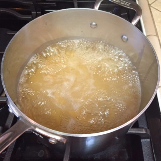 What happens if you boil broth?