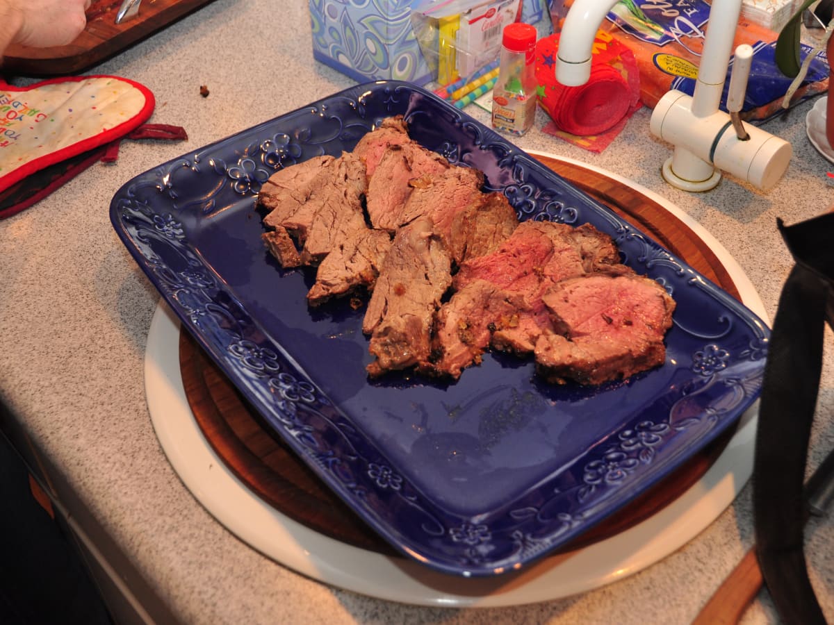 What happens if you cook meat that has been left out?