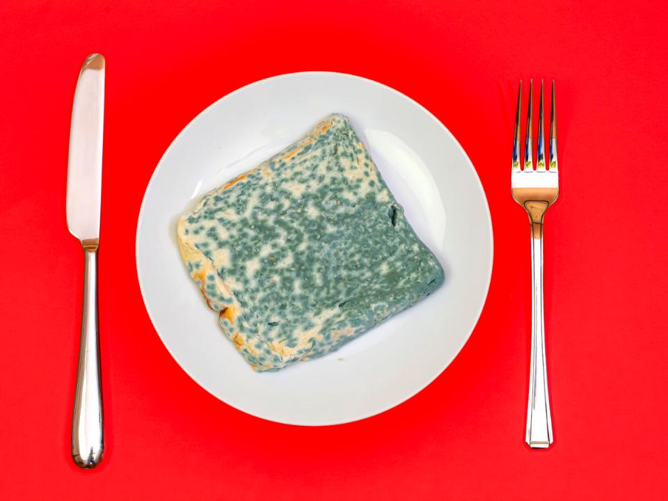 What happens if you cook moldy food?