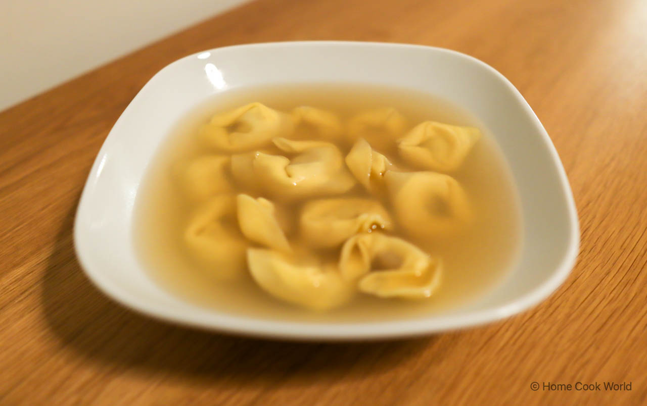 What happens if you cook pasta in broth?