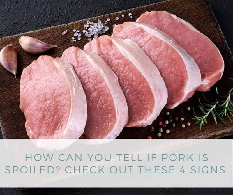What happens if you cook spoiled pork?