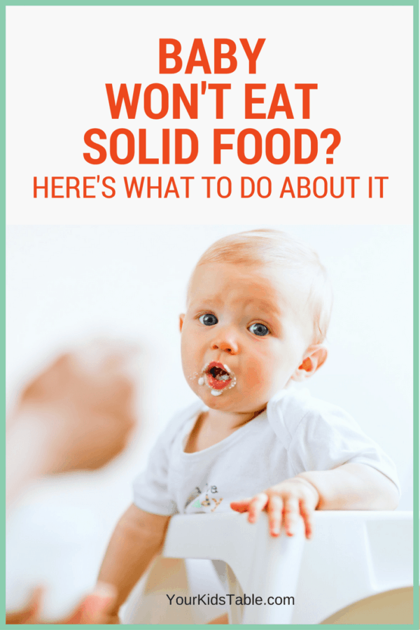What happens if you don't eat solid food?