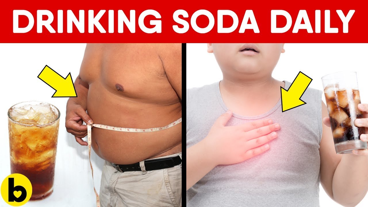 What happens if you drink soda everyday and no water?
