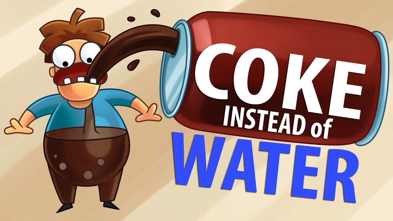 What happens if you drink soda instead of water?