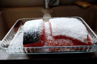 What happens if you eat food that has been frozen twice?
