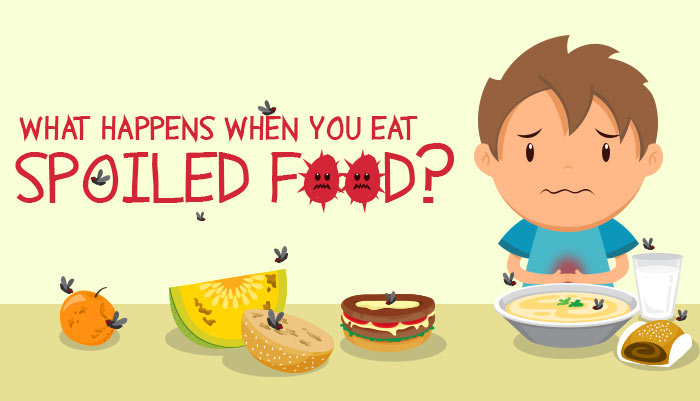 What happens if you eat food that is spoiled?