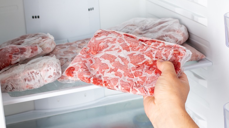 What happens if you eat old frozen meat?