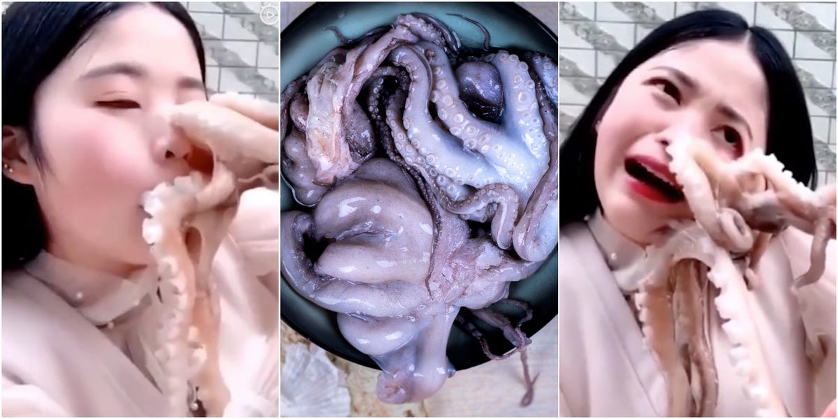 What happens if you eat raw squid?