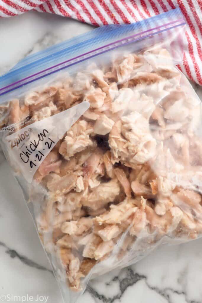 What happens if you freeze cooked chicken?