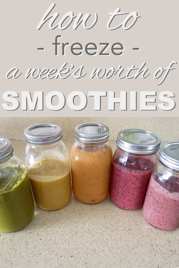 What happens if you freeze smoothies?