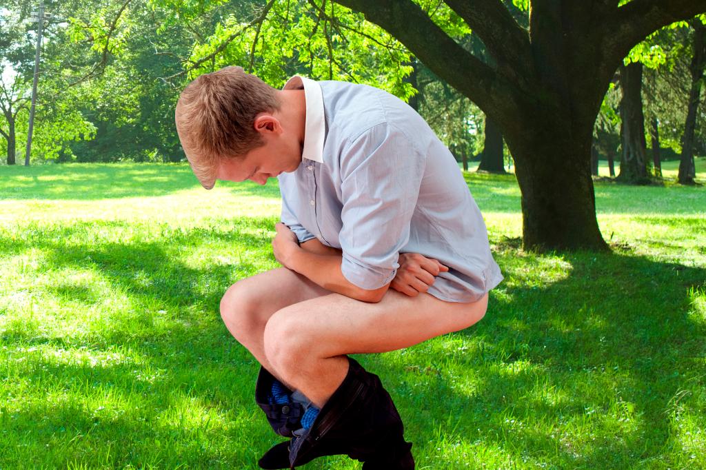 What happens if you get caught pooping in public?