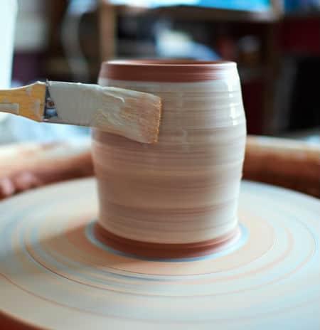 What happens if you glaze before bisque firing?