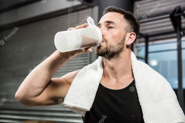 What happens if you have a protein shake on an empty stomach?