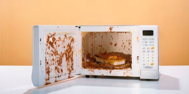 What happens if you microwave food uncovered?