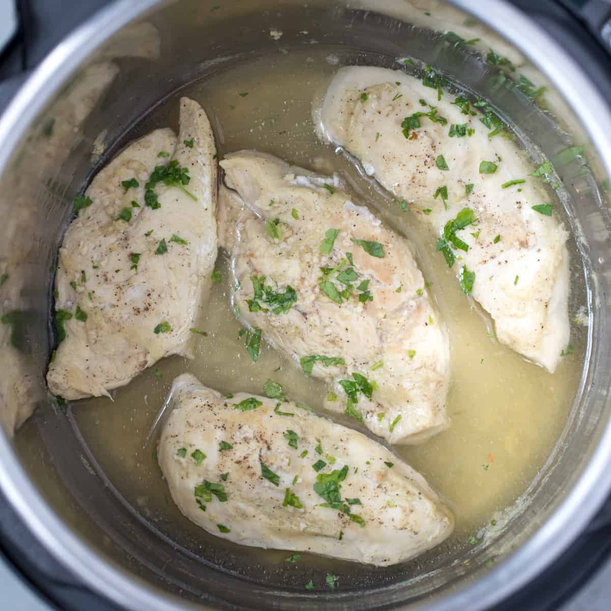 What happens if you put raw chicken in the Instant Pot?