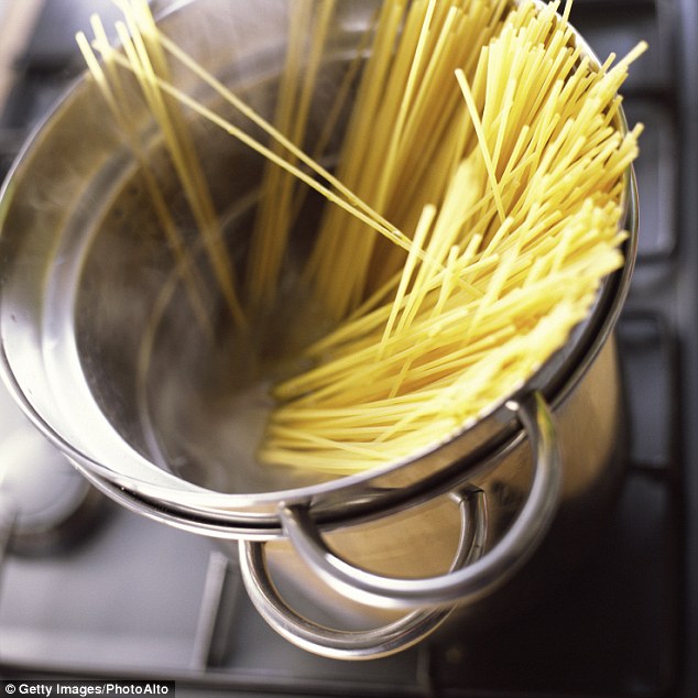 What happens to pasta when it cooks?