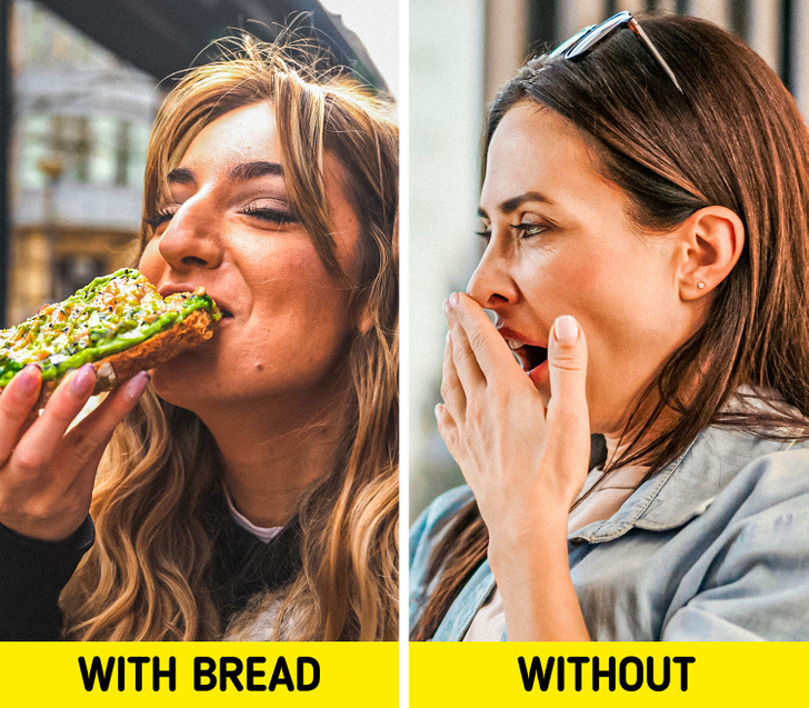 What happens to the body when you stop eating bread?