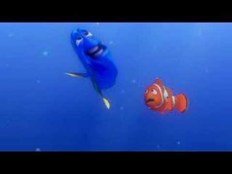 What happens when Dory speaks to the whale?