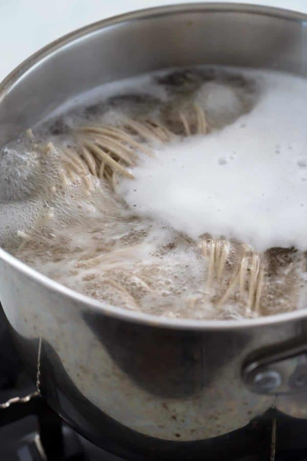 What happens when food is boiled?