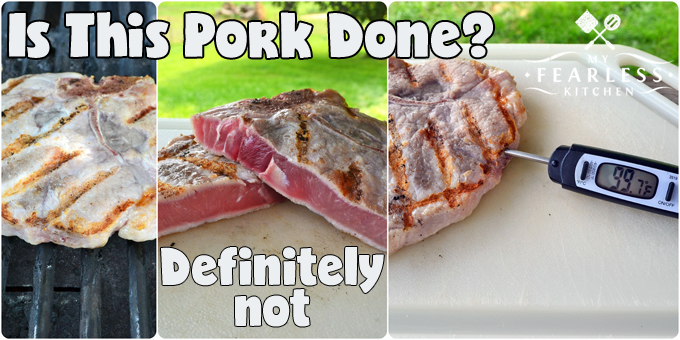 What happens when pork is overcooked?