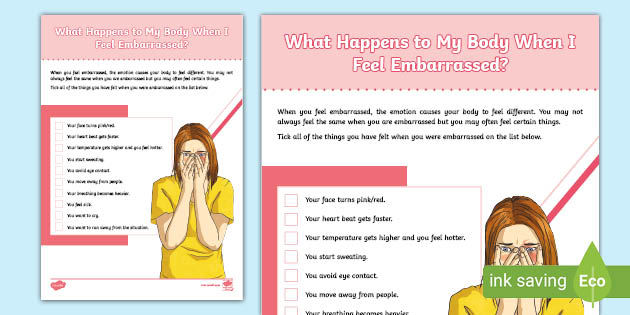 What happens when you are embarrassed?