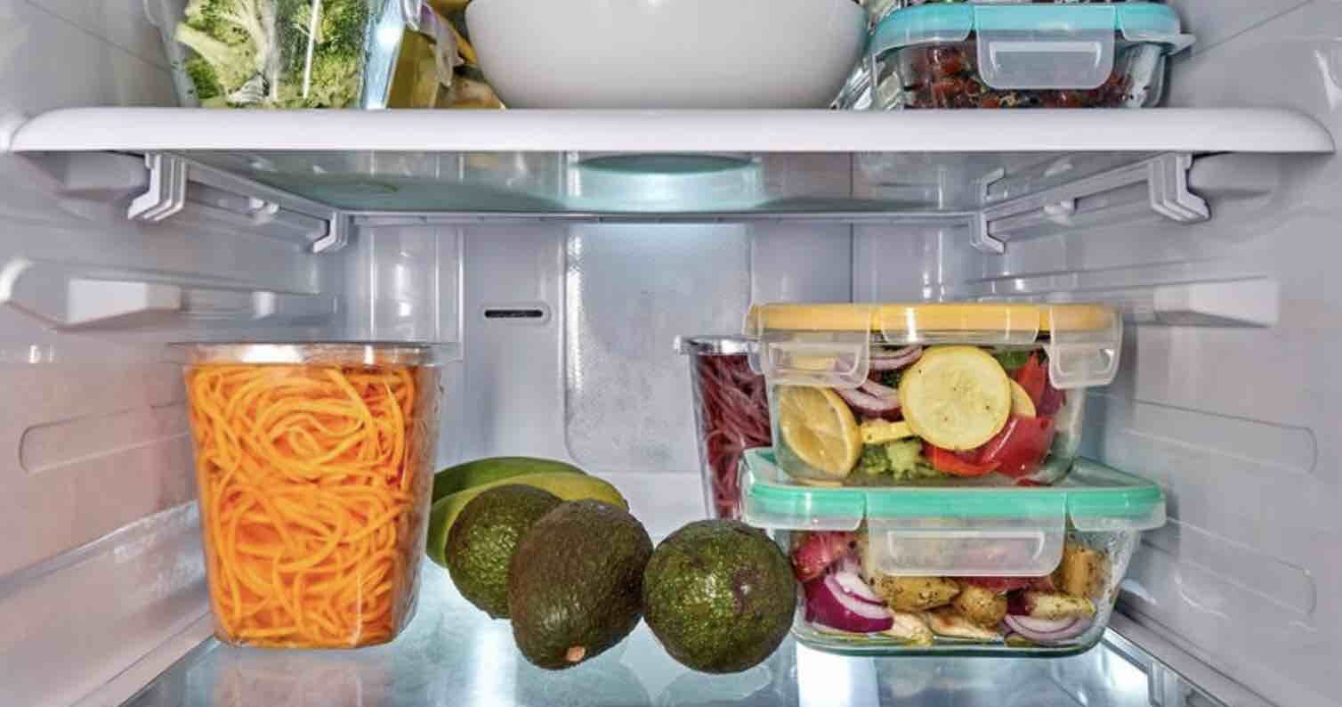 What happens when you cover food in the fridge?