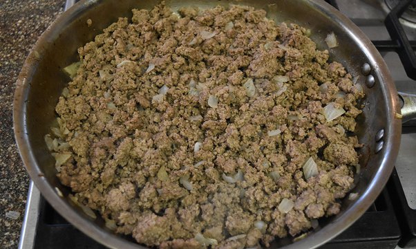 What happens when you overcook ground beef?
