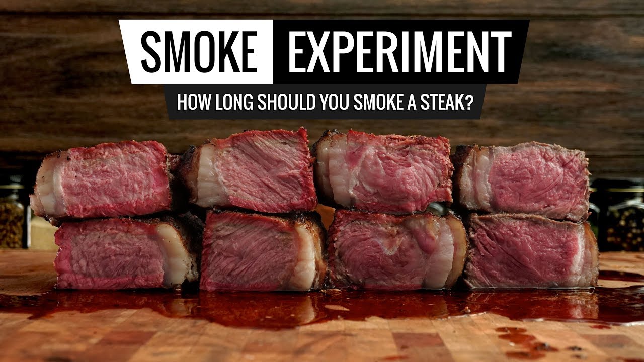 What happens when you smoke a steak?