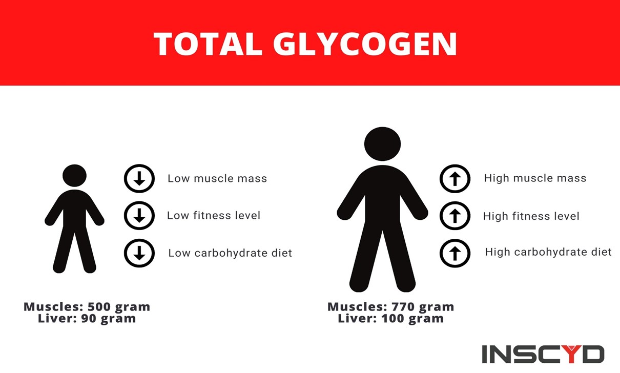 What happens when your body runs out of glycogen?