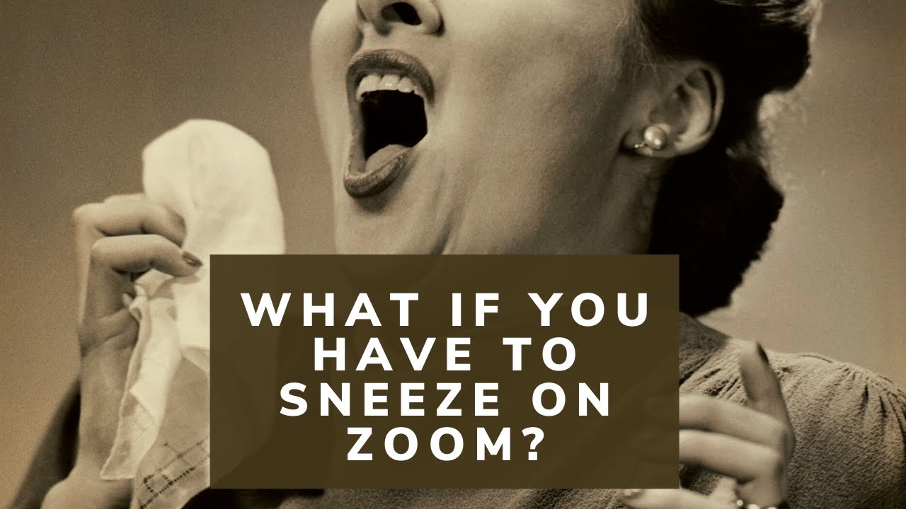 What if I sneeze during an interview?