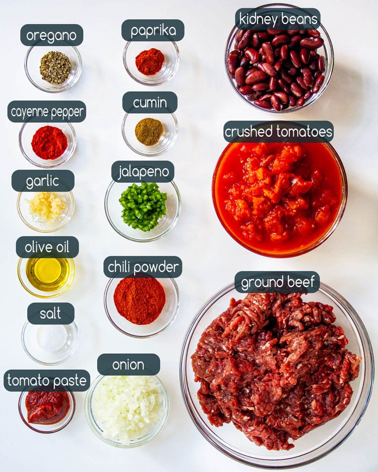 What ingredients can you add to chili?