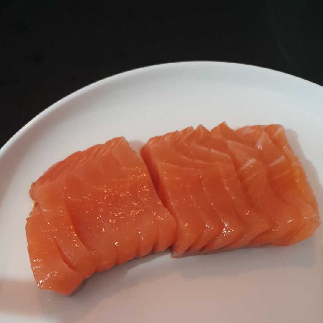 What is 100g salmon?