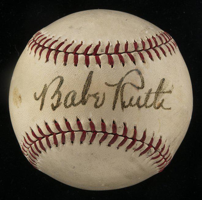 What is a Babe Ruth autograph worth?