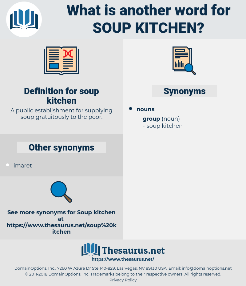 What is a better word for soup kitchen?