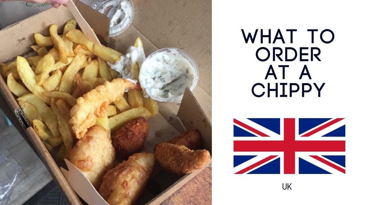 What is a chippy dinner in England?