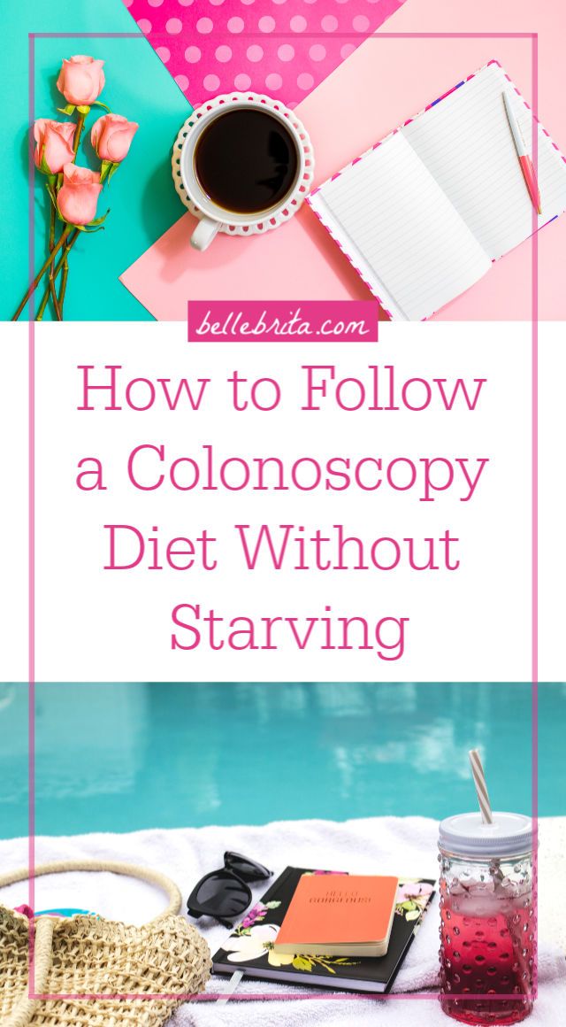 What is a colonoscopy prep diet?