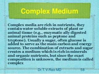 What is a complex medium?