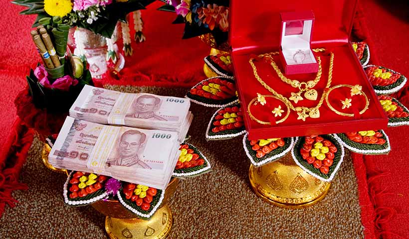 What is a dowry in Asia?