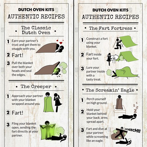 What is a Dutch oven fart blanket?
