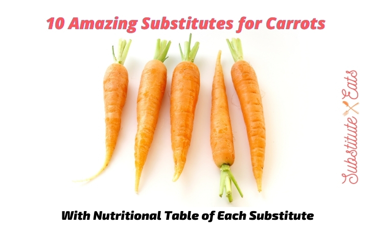 What is a good carrot substitute?