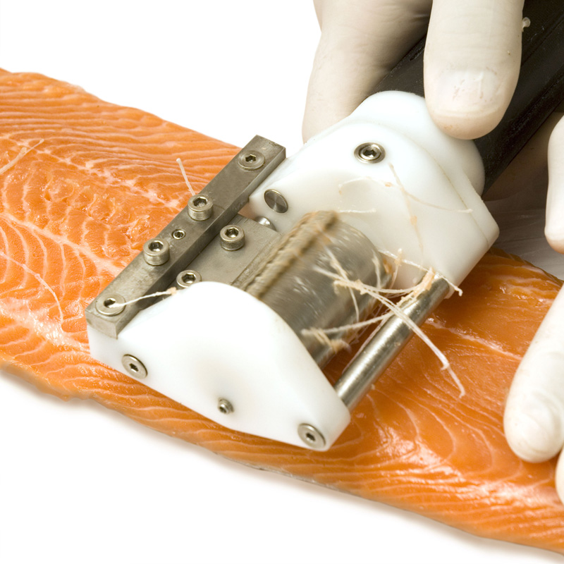 What is a good tool for removing bones from fish?