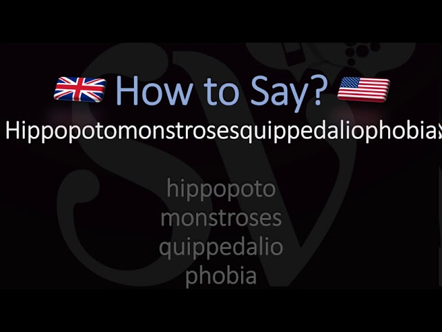 What is a Hippopotomonstrosesquippedaliophobia?