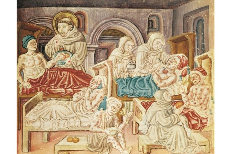 What is a hospital called in medieval times?