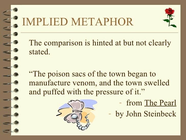 What is a implied metaphor?