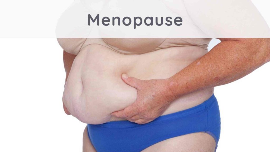 What is a menopause belly?