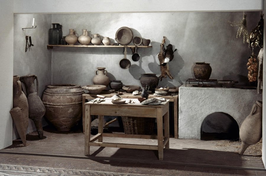What is a Roman kitchen called?