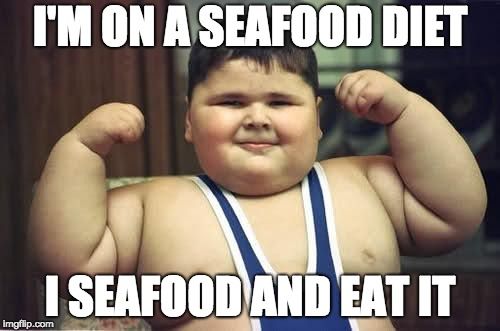 What is a seafood diet?