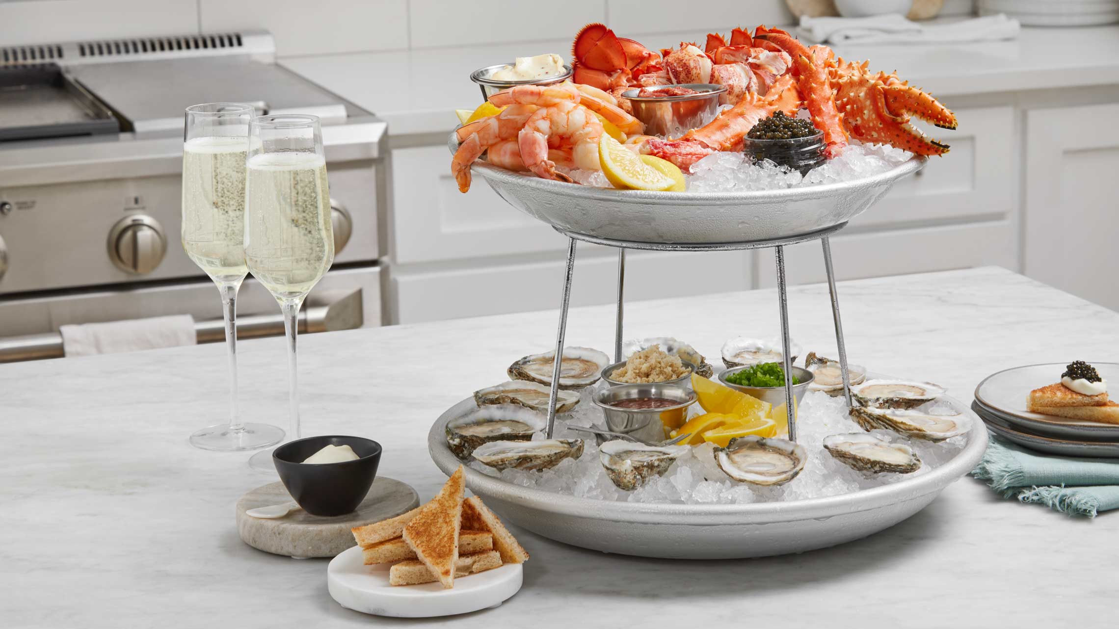 What is a seafood tower?