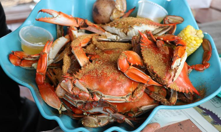 What is a serving of Blue Crabs?